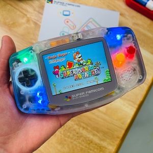 Super Famicom Custom Gameboy Advance: IPS Laminated Backlit Screen ...