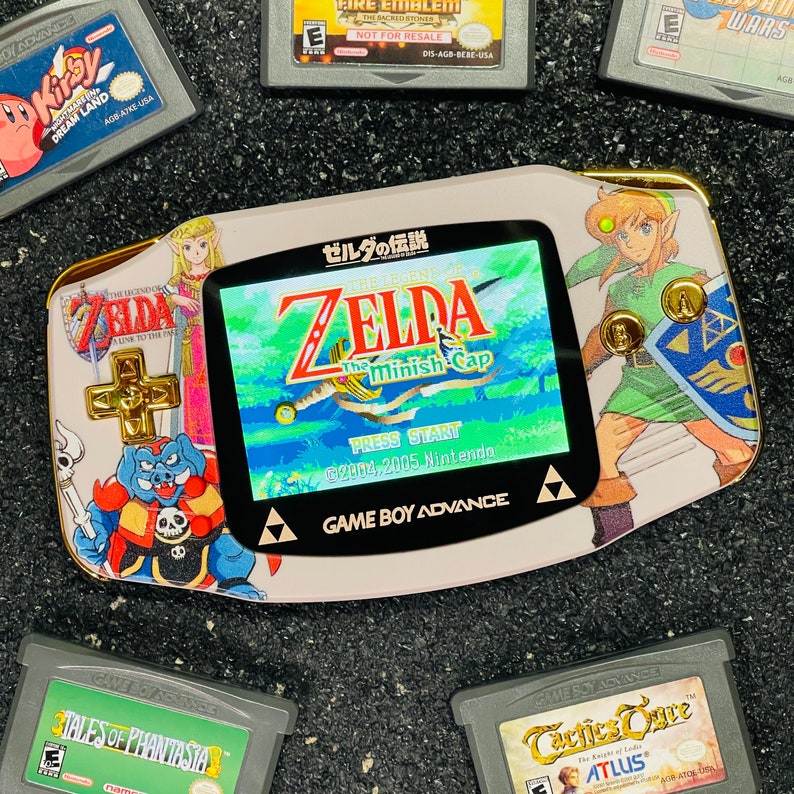 Zelda Gameboy Advance: Backlit IPS Screen, Enhanced Audio - Etsy