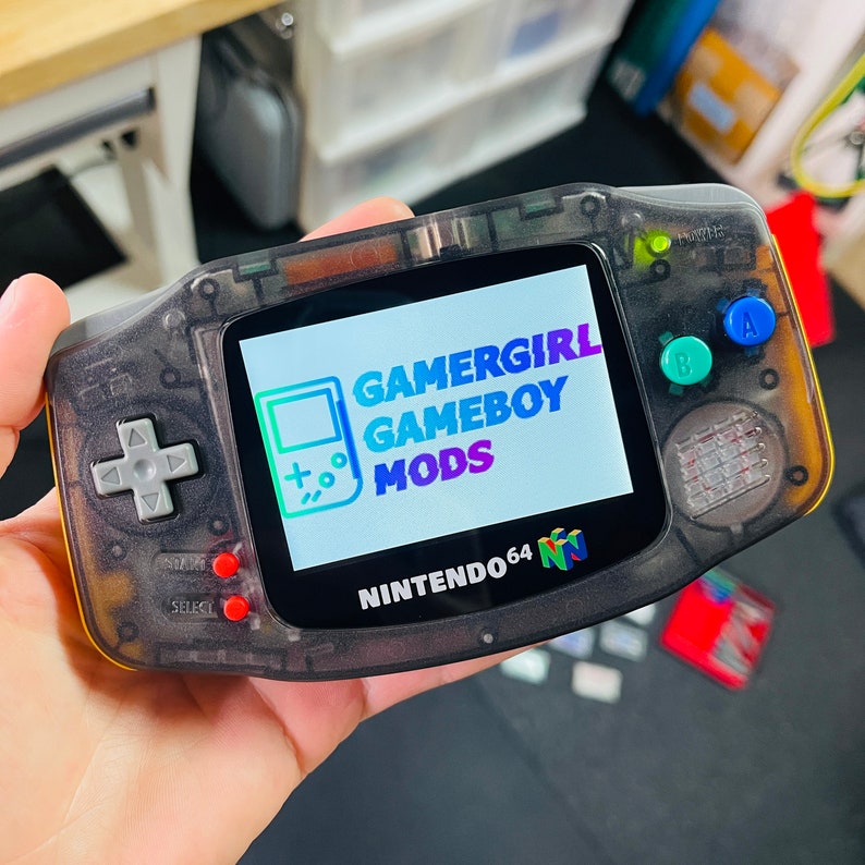 N64 Funtastic Themed Gameboy Advance: IPS Backlit Screen Mod - Etsy