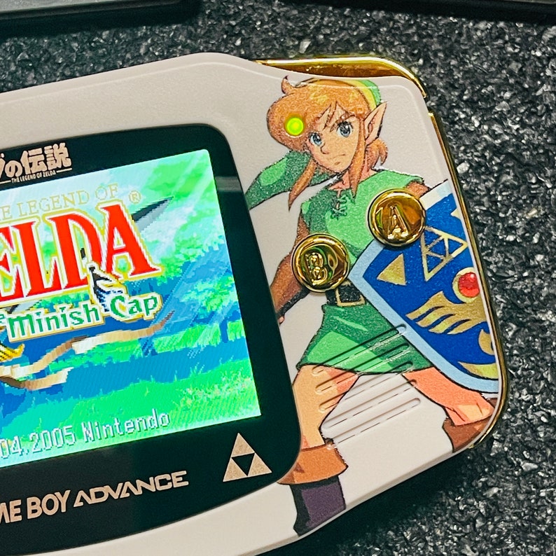 Zelda Gameboy Advance: Backlit IPS Screen, Enhanced Audio - Etsy