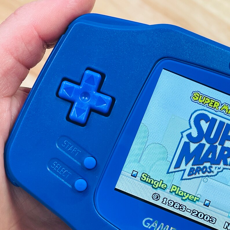 TOTAL BLUE Modded Gameboy Advance Console W/ Backlit Screen - Etsy