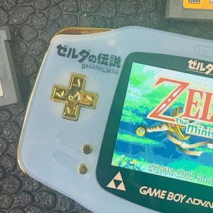 ZELDA Custom Gameboy Advance W/ IPS Backlit GBA Screen, Enhanced Audio ...