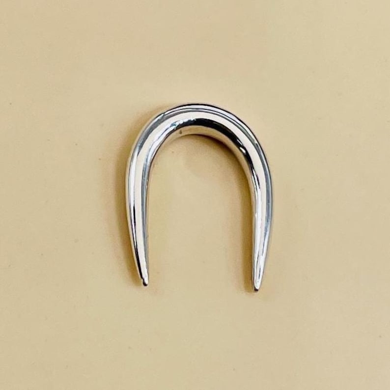 Horseshoe Septum Ring Solid 925 Sterling Silver Tribal Septum Ring ...