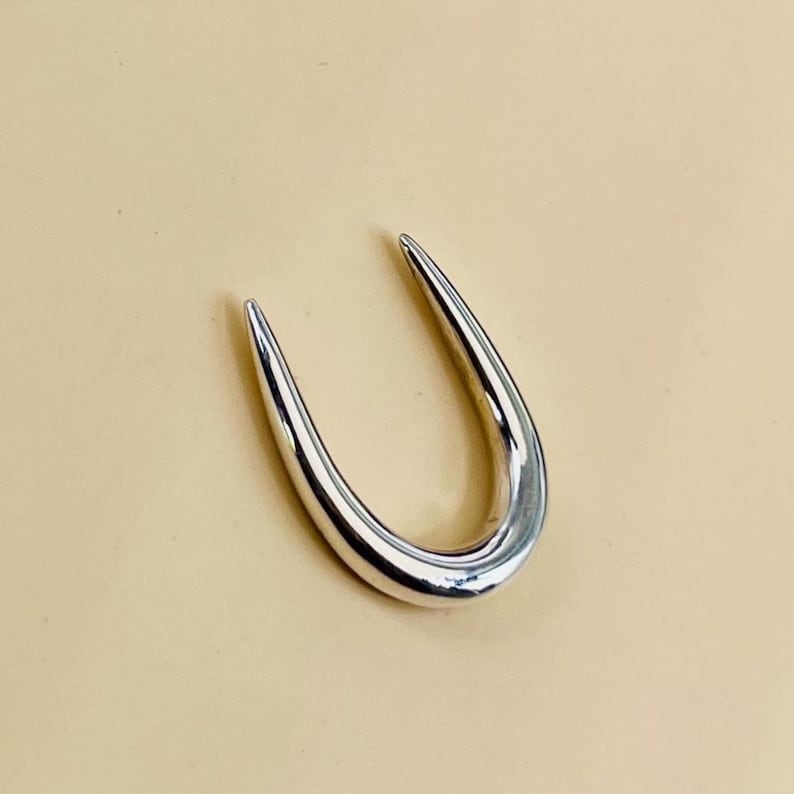 Horseshoe Septum Ring Solid 925 Sterling Silver Tribal Septum Ring ...