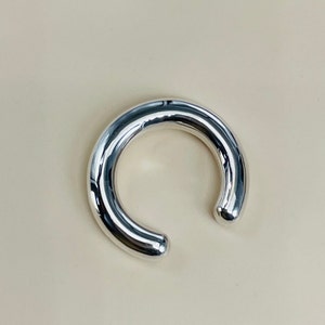 Septum Ring 925 Sterling Silver Tribal Septum Ring, Tusk Nose Septum ...