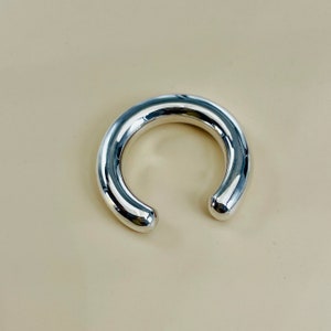 Septum Ring 925 Sterling Silver Tribal Septum Ring, Tusk Nose Septum ...