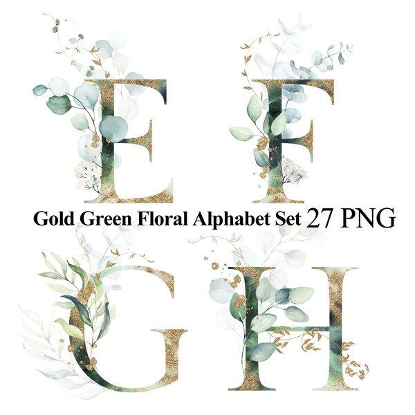 Gold Eucalyptus - Etsy