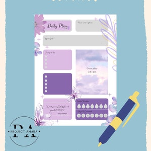 Pastel Daily Planner - Printable Daily Planner - Printable to Do List ...