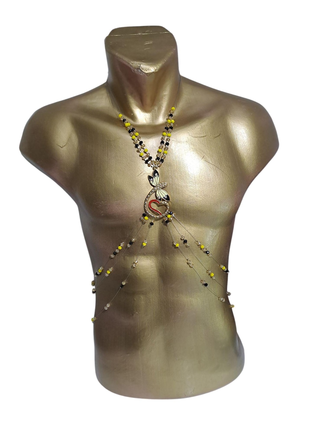 Shoulder Chain Ensemble Male Guy Harness Gentlemen Accessories Body ...
