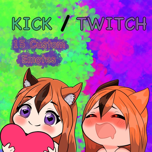 Kick Emotes - Etsy