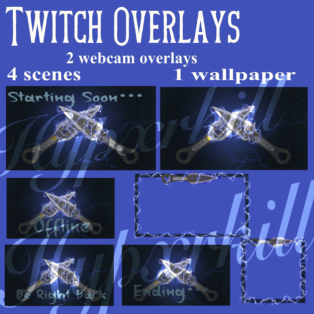 BUNDLE : Apex Legends Wraith Kunai Overlays and Panels - Etsy