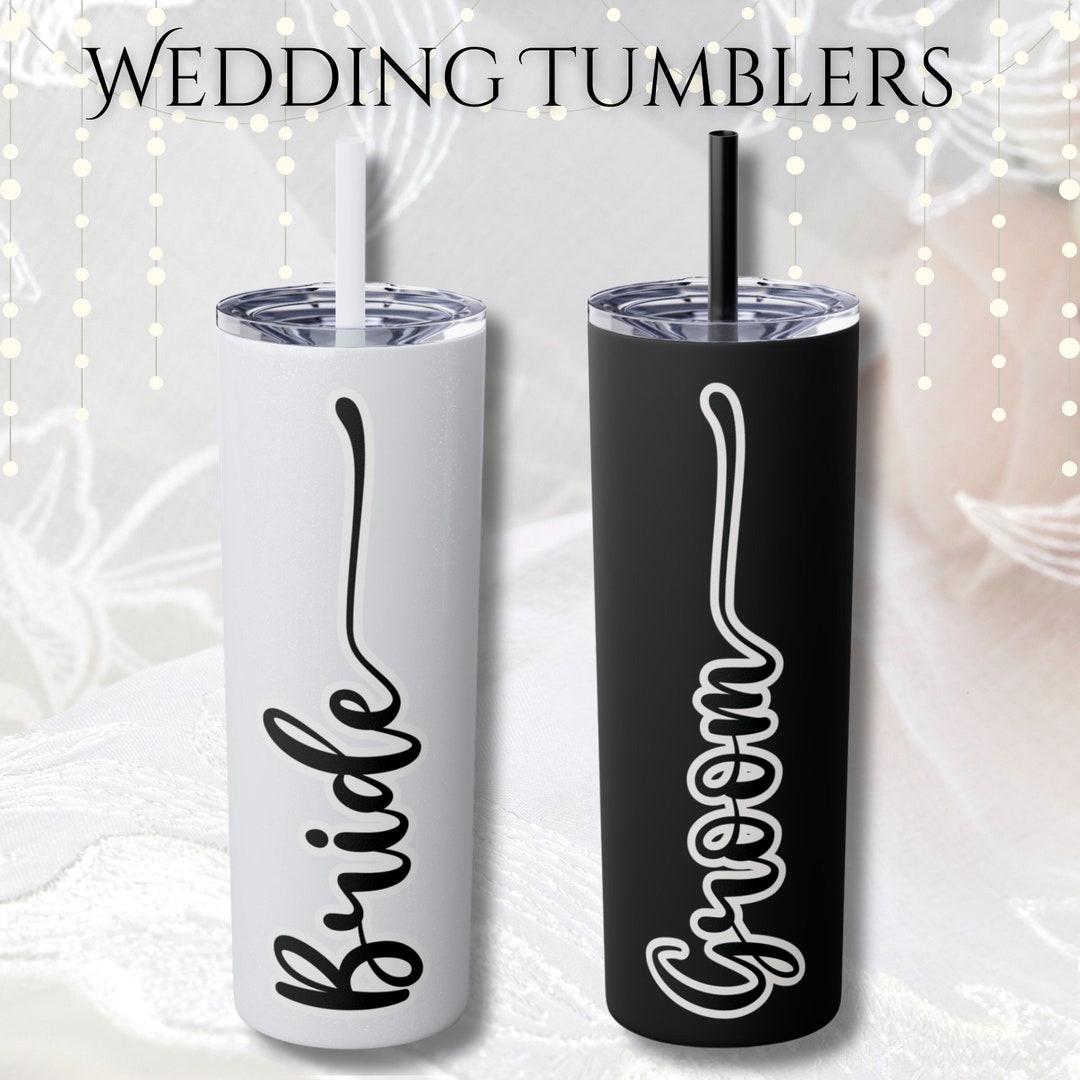Personalized Wedding Tumblers Bridal Party Gift Bride and - Etsy