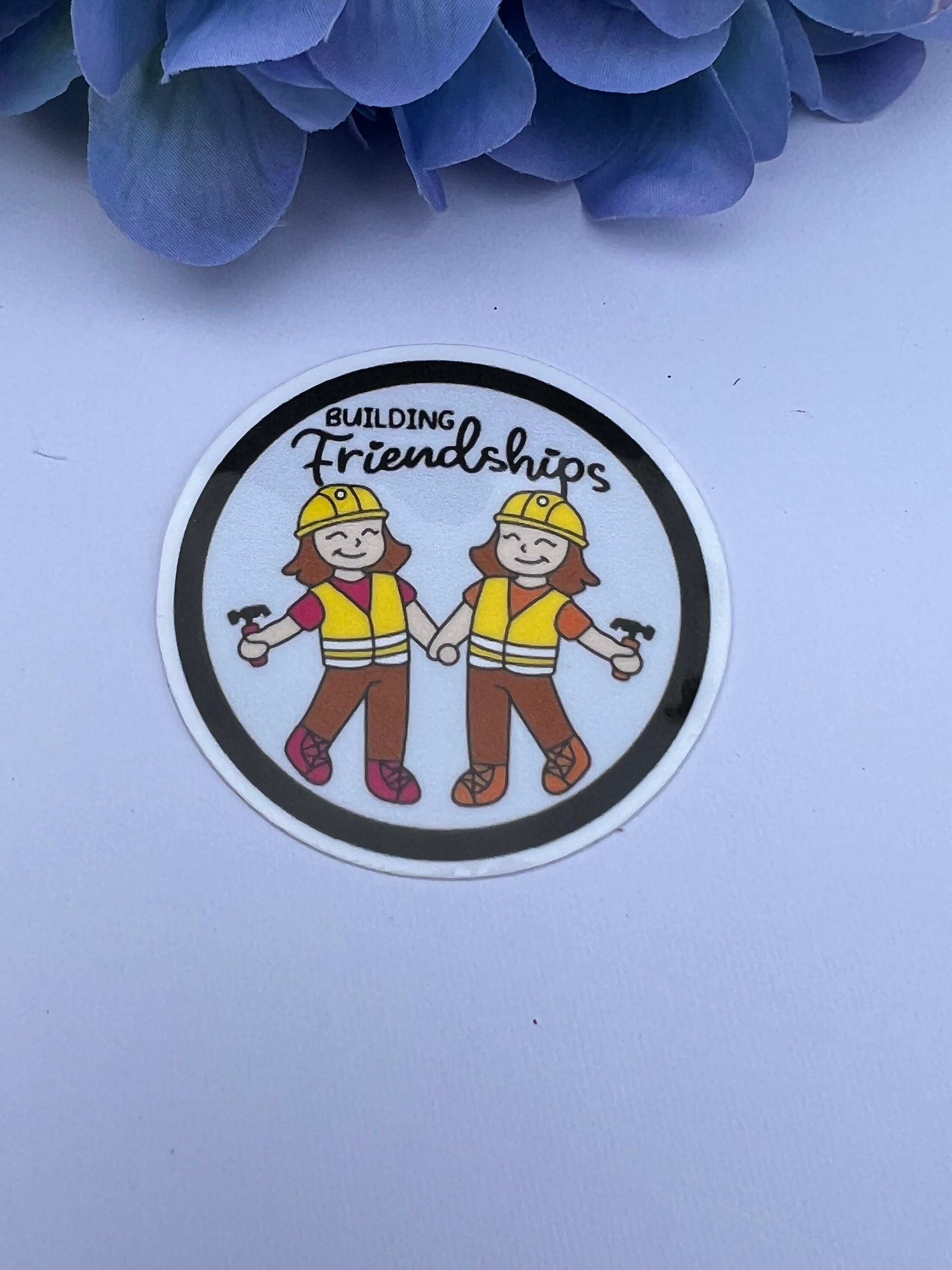 Building Friendships Vinyl Sticker Best Life Ever gift - Etsy