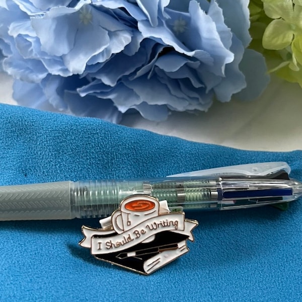 Writer Enamel Pin - Etsy