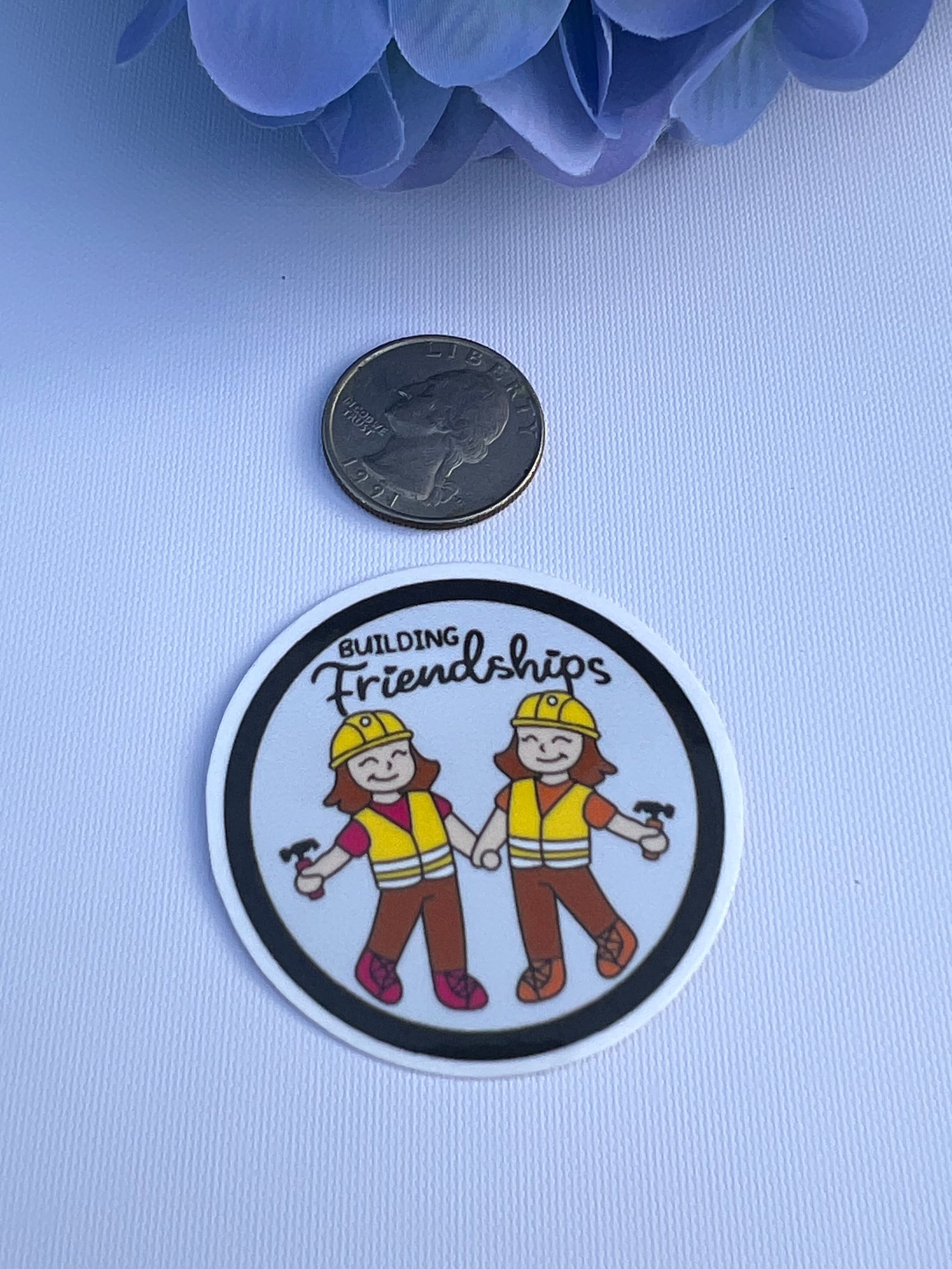 Building Friendships Vinyl Sticker Best Life Ever gift - Etsy