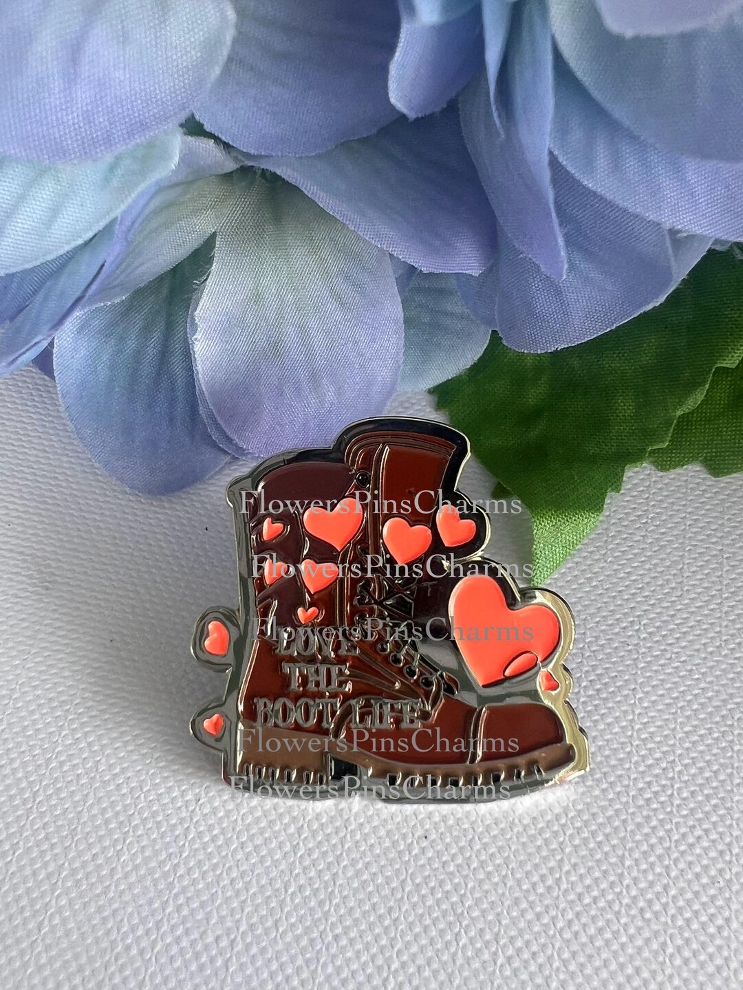 Love the Boot Life Lapel Pin: Construction Workboot Enamel Pin|best ...