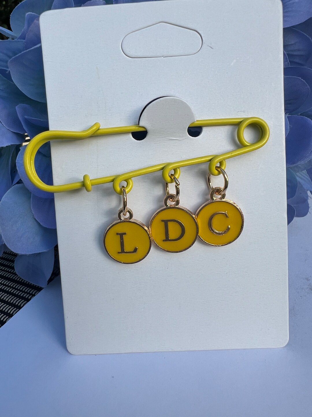 LDC Yellow Safety Pin Brooch|gift Idea| Best Life Ever - Etsy