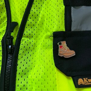 Work Boot Lapel Pin Best Life Ever LDC Gift - Etsy