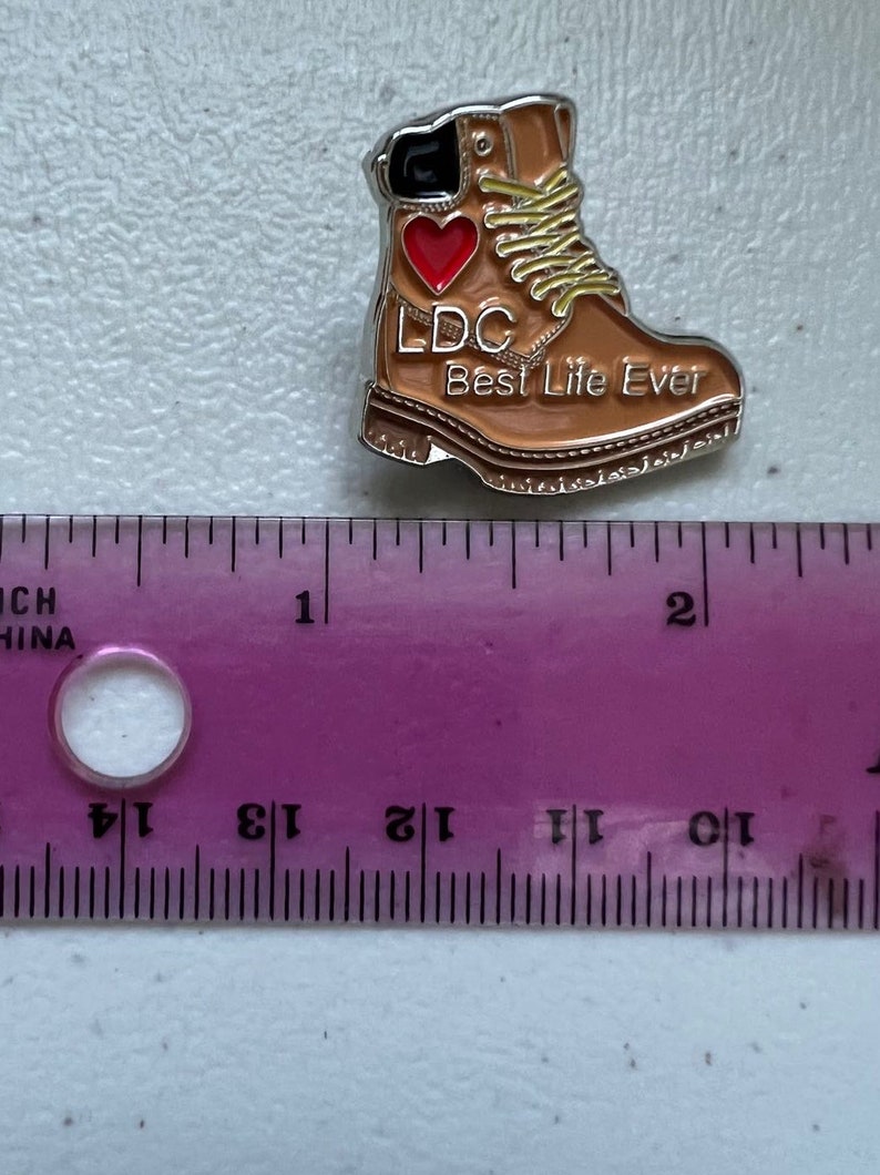Work Boot Lapel Pin Best Life Ever LDC Gift - Etsy