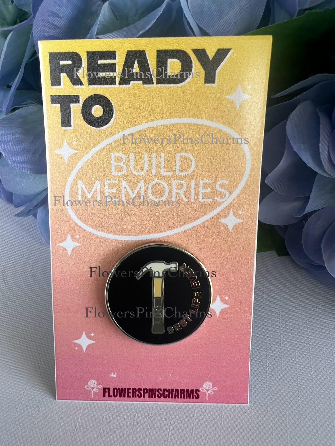 Best Life Ever |hard Enamel Hammer Lapel Pin | LDC Gift| Friendship ...