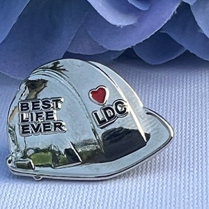 Construction Hard Hat Best Life Ever-silver Hardhat Lapel Pin| LDC Gift ...
