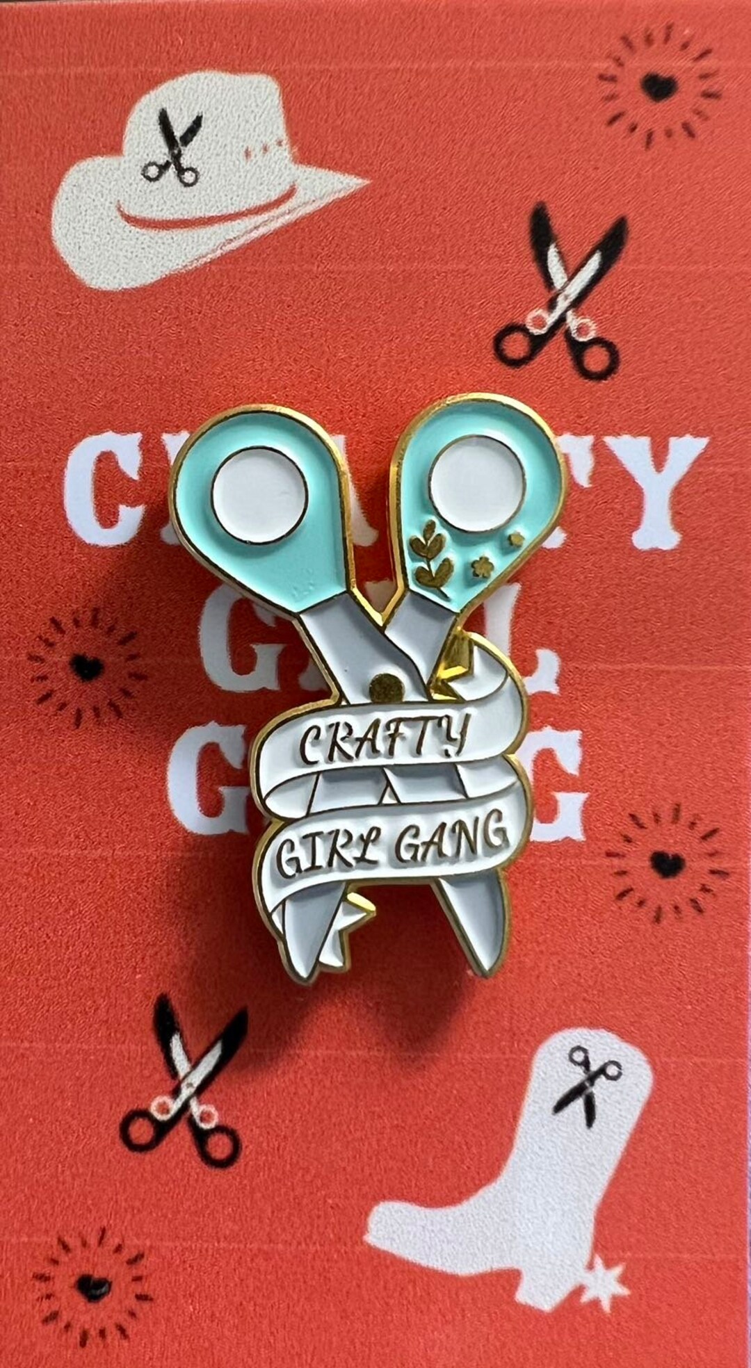 Crafty Girl Gang Soft Enamel Pin Gift - Etsy