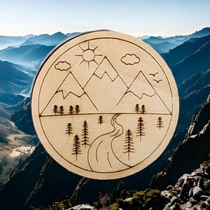 Geocaching Swag Tokens Wooden Nickels - Pack of 32 Coins - Customizable ...