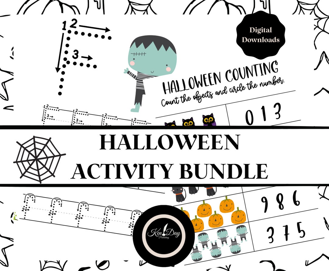 Halloween Activity Bundle - Etsy