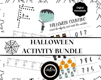 Fall & Halloween Preschool Printable Activity Bundle. - Etsy