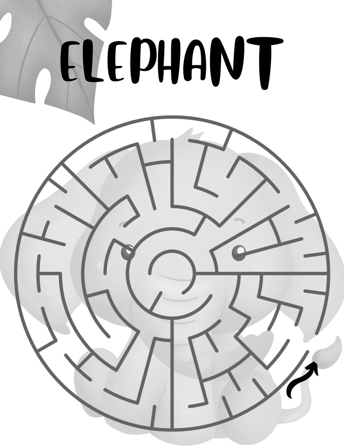 Mazes for Kids - Jungle Theme - Etsy