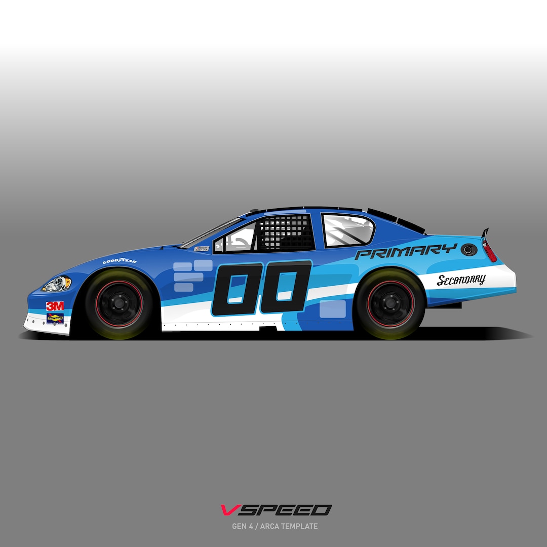 ARCA / NASCAR GEN 4 Side Template - Etsy