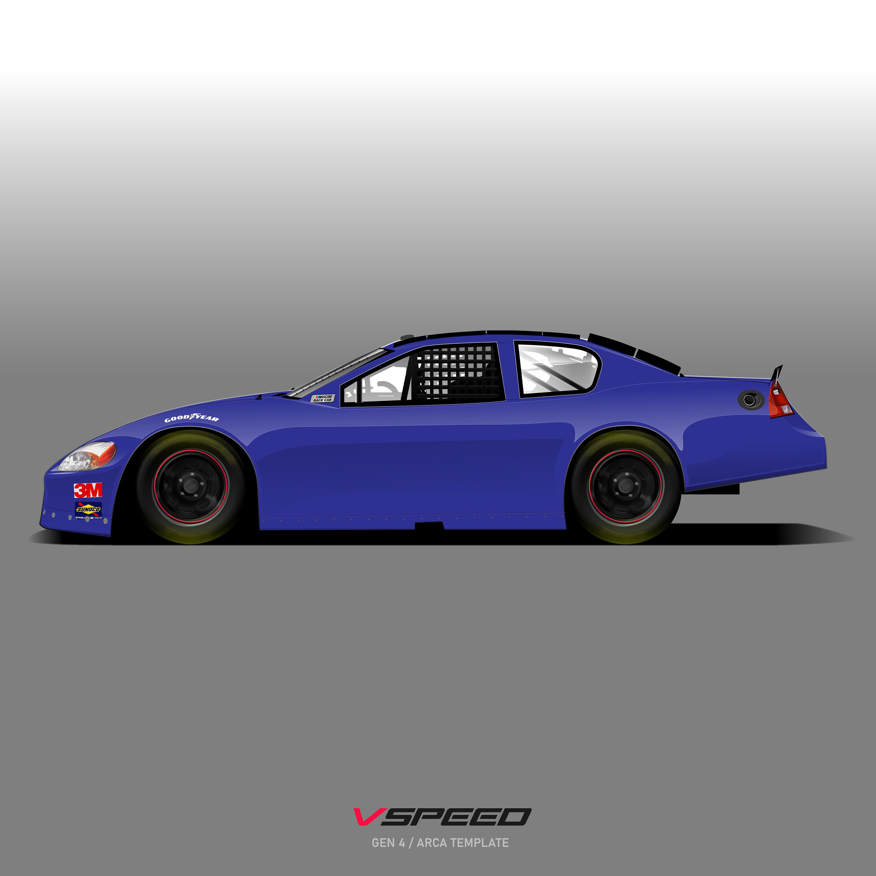 ARCA / NASCAR GEN 4 Side Template - Etsy