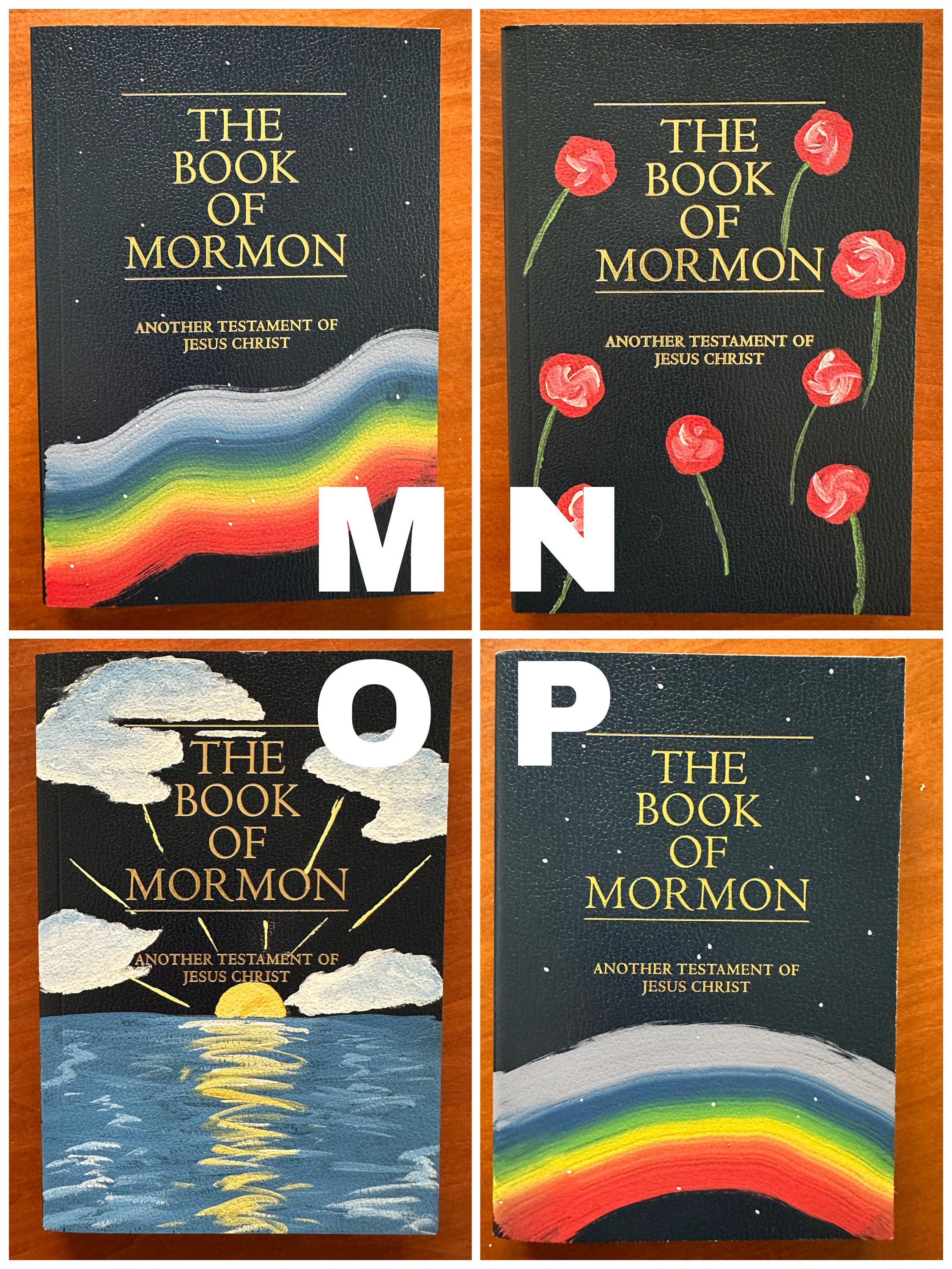Hand Painted Book of Mormon - Scripture Art - Etsy