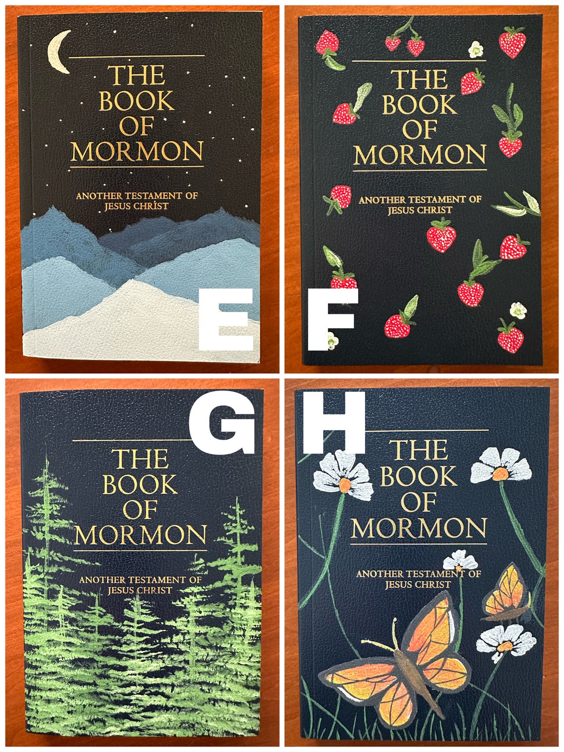 Hand Painted Book of Mormon - Scripture Art - Etsy