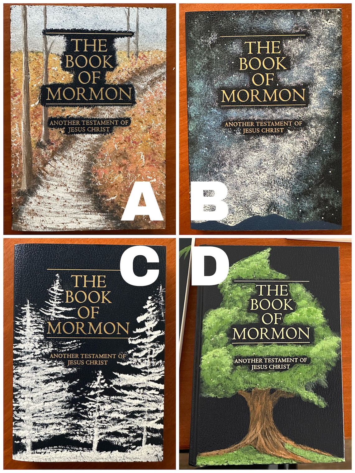 Hand Painted Book of Mormon - Scripture Art - Etsy