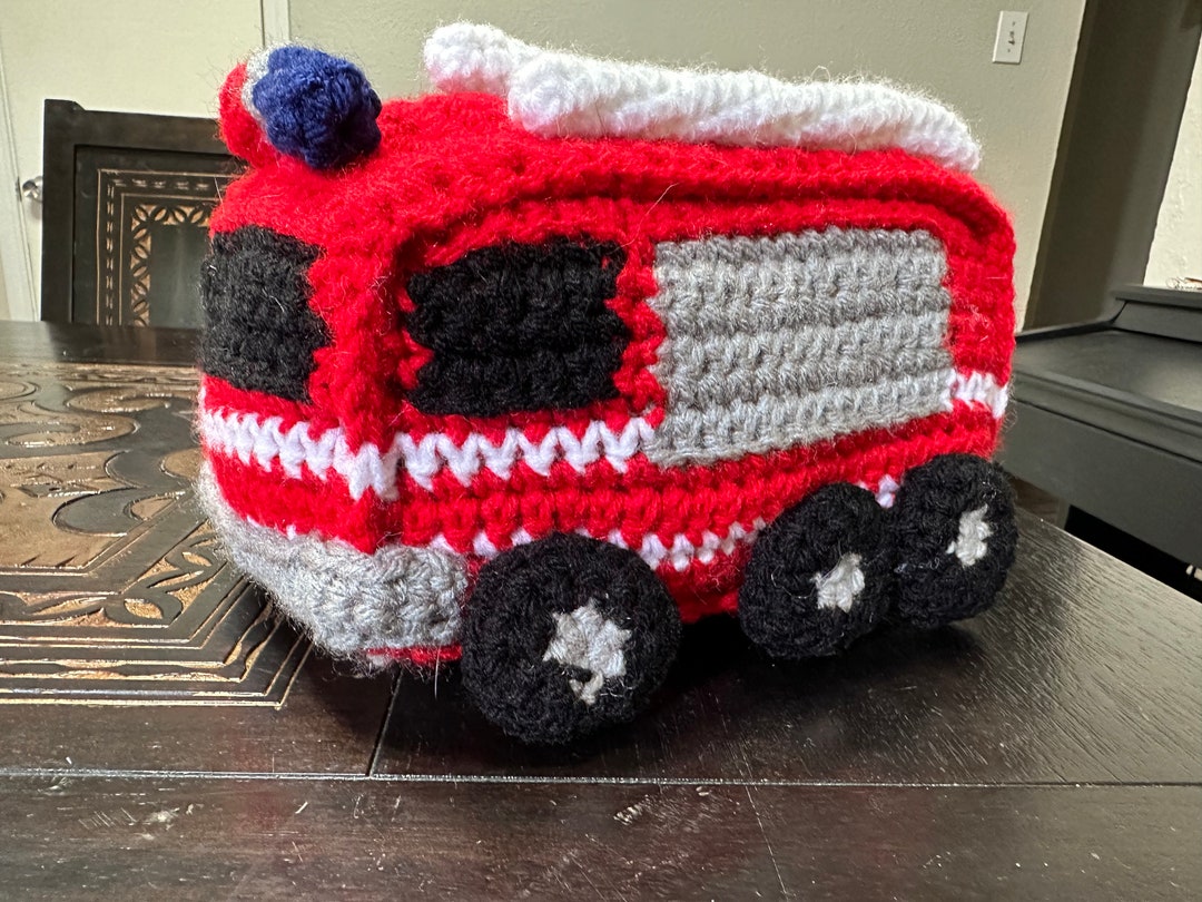 Crochet Fire Truck Pattern - Instant PDF Download - Etsy