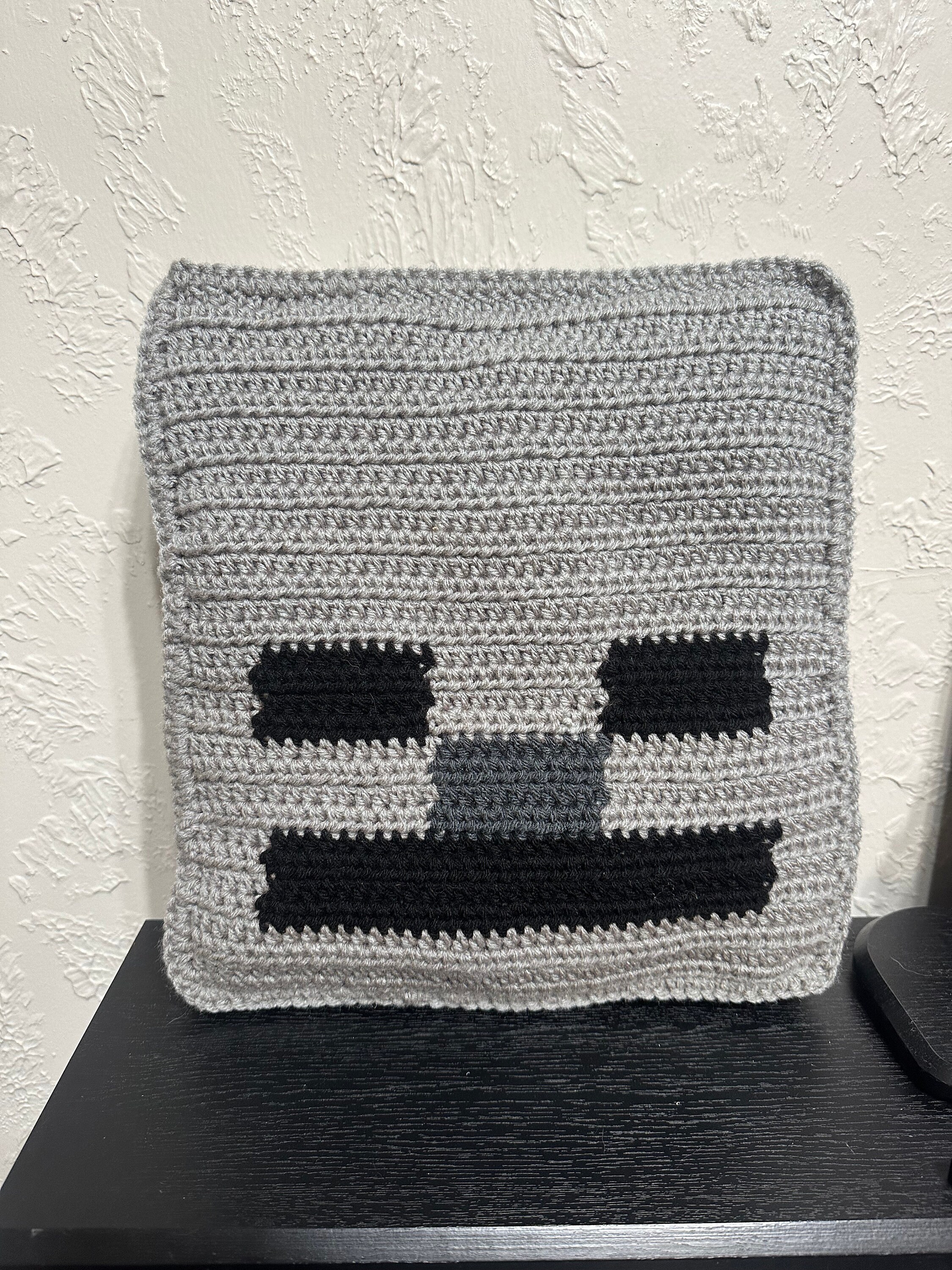 Minecraft Inspired Ghost Block Pillow Crochet Pattern - Etsy
