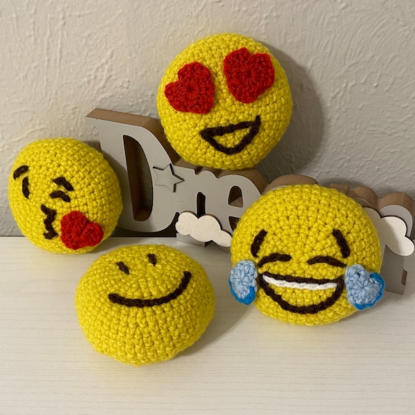 Crochet Emoji - Etsy