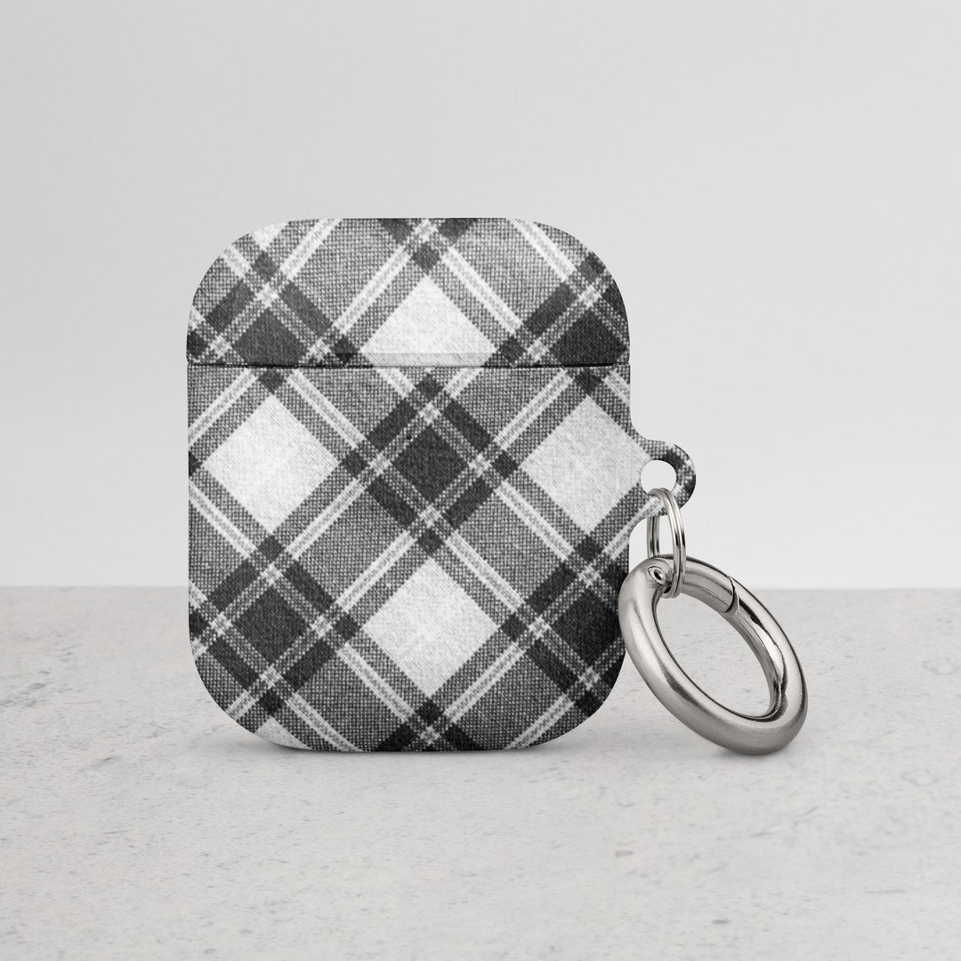 Airpods®case Cute Black Buffalo Plaid Print AirPod Cases Christmas Gift ...