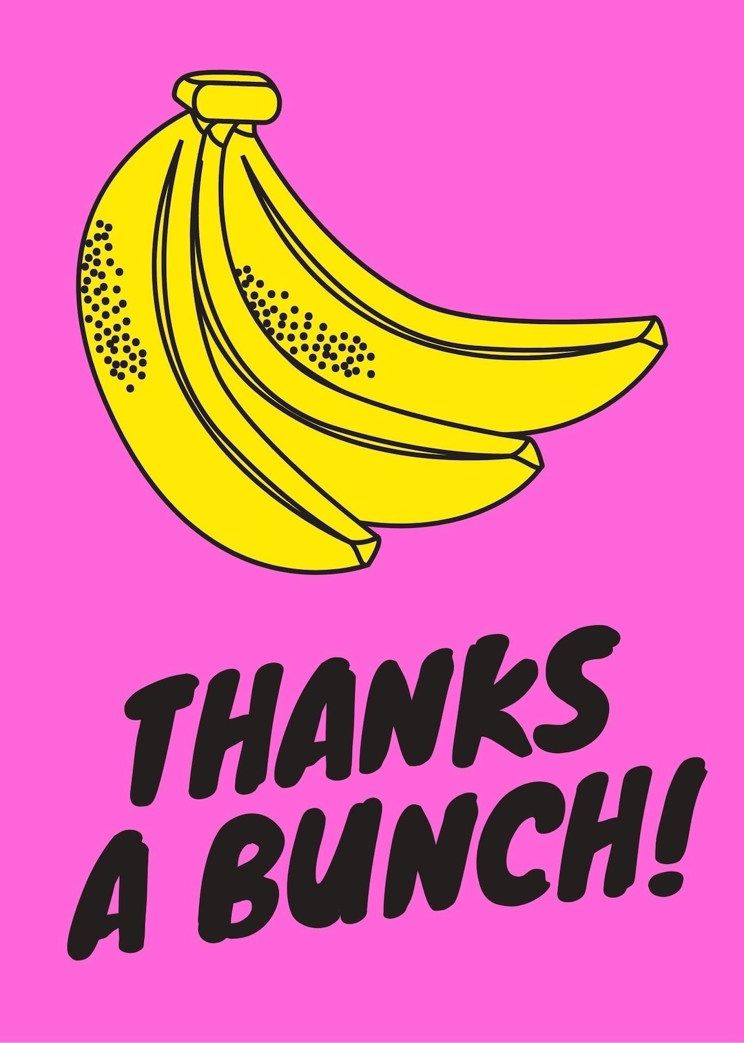 Thanks a Bunch - Thank You Cards - Etsy