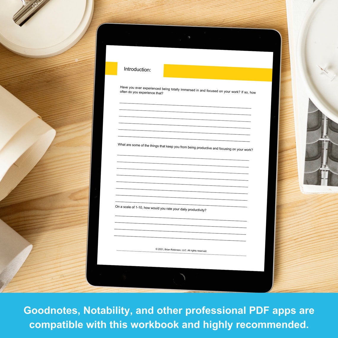 Develop Your Flow State Workbook Positive Vibe Workbook Self Reflection ...