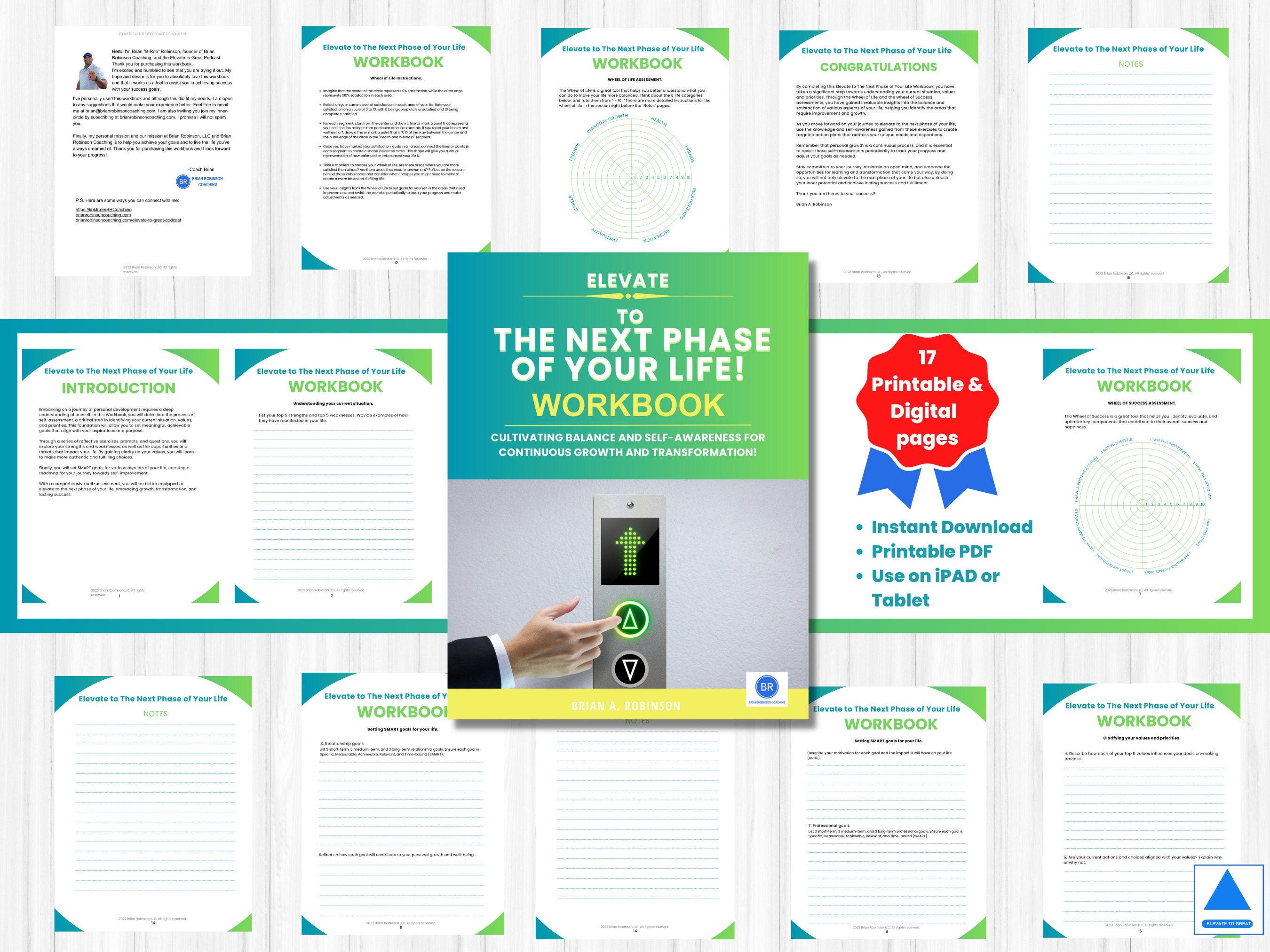 The my Life Roadmap Bundle Life Goal Planning Workbook Life Coaching ...