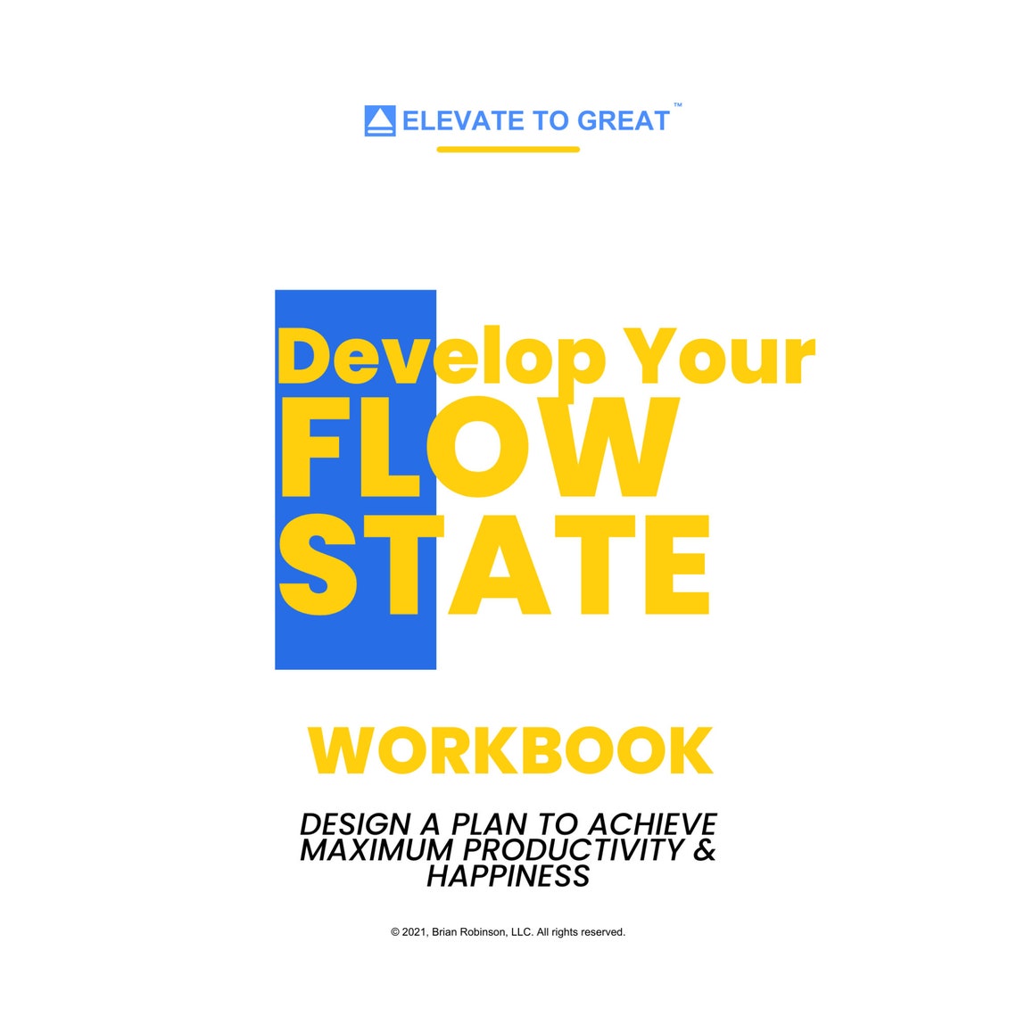 Develop Your Flow State Workbook Positive Vibe Workbook | Etsy