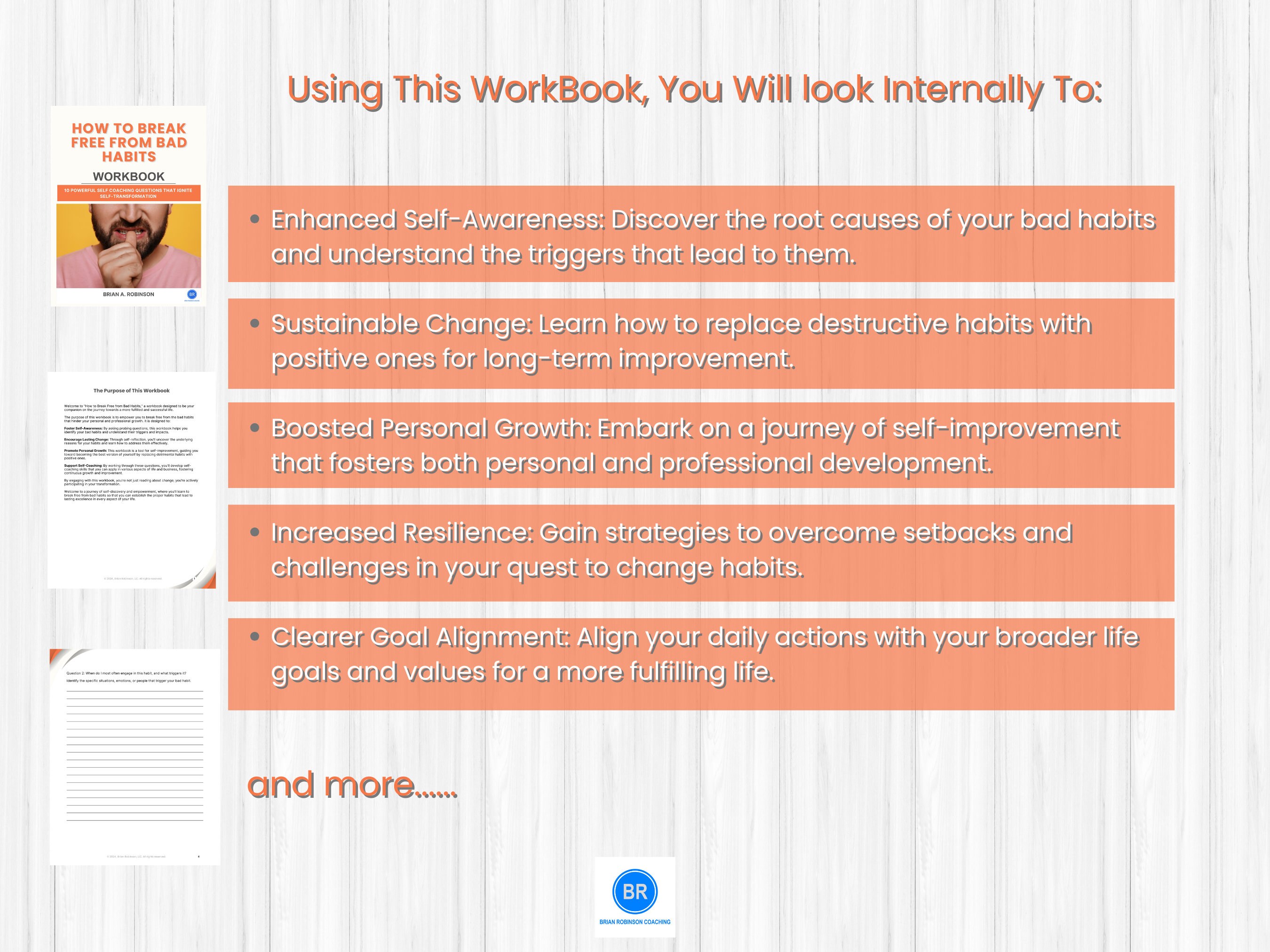 How to Break Free From Bad Habits Digital Printable Workbook - Etsy