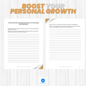 How to Cultivate Winning Habits | Digital Printable Workbook - Etsy