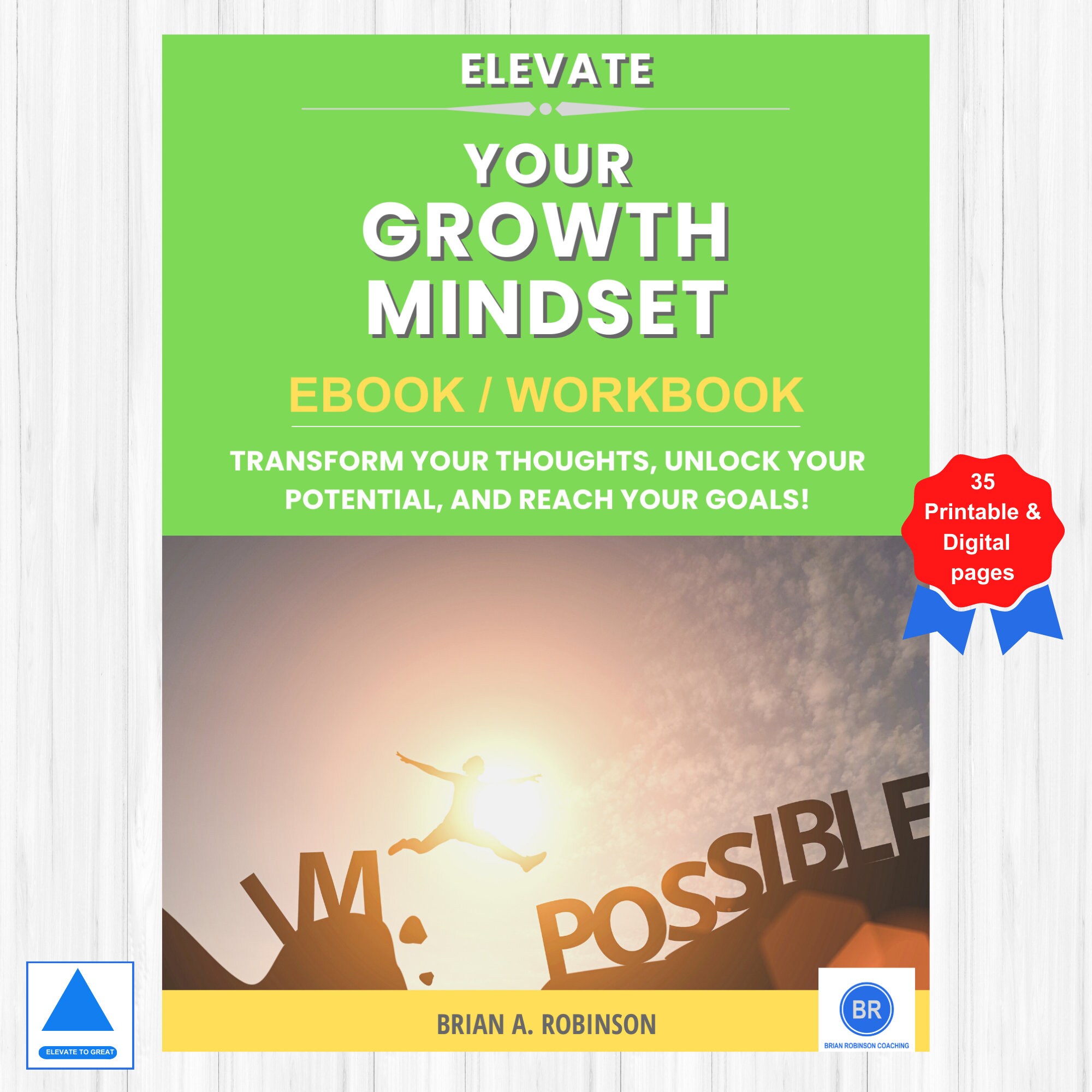 Elevate Your Growth Mindset Ebook and Workbook Combo - Etsy