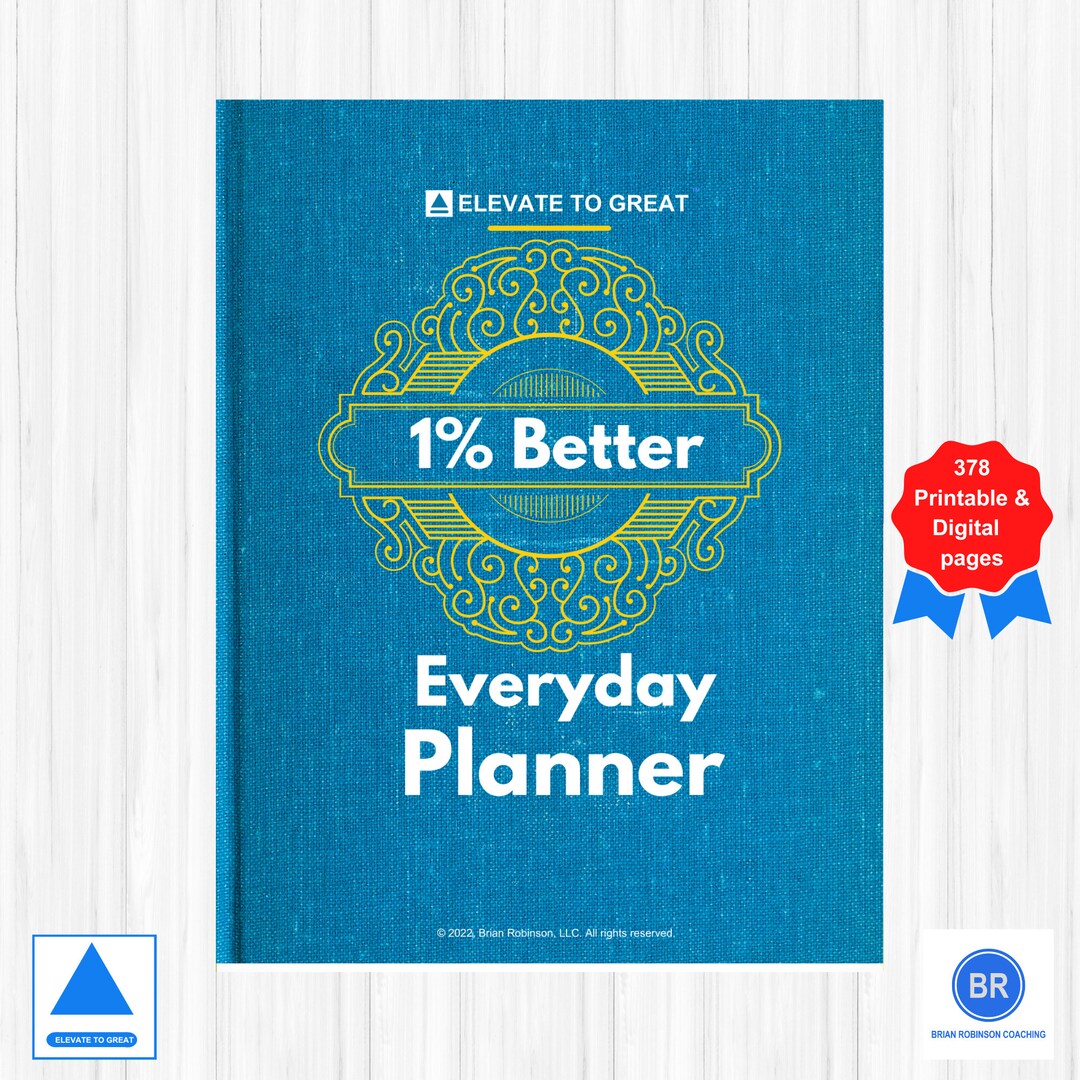 1% Better Everyday Planner | Annual Planner | Printable Planner ...