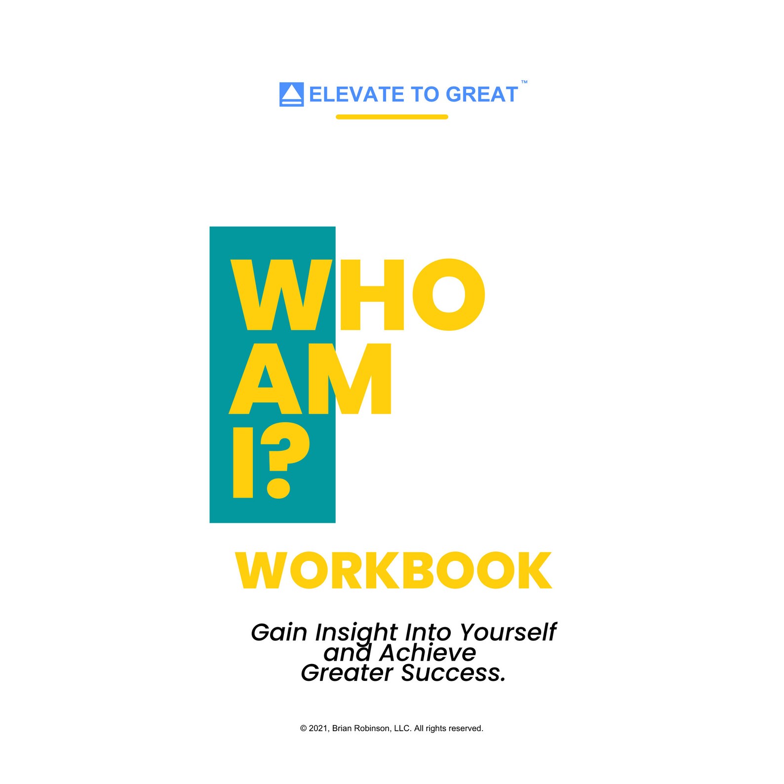 Who Am I? Self-awareness Workbook | Inner Self Workbook | Success ...