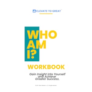 Who Am I? Self-awareness Workbook | Inner Self Workbook | Success ...