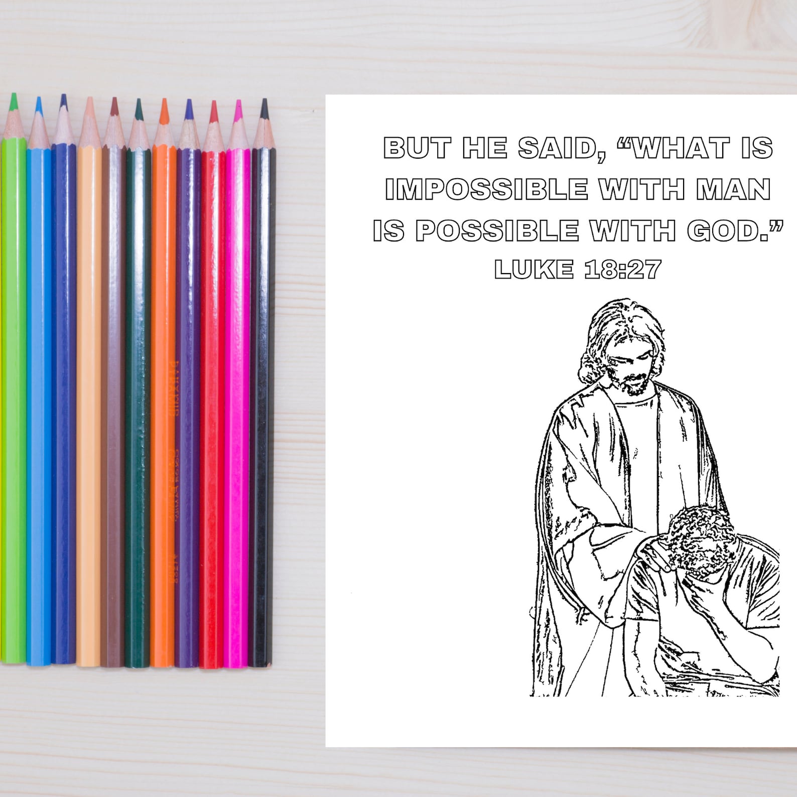 10 Printable Christian Coloring Pages | Scripture Coloring Pages | Kids ...